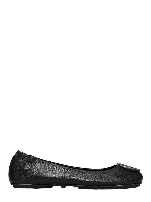 Tory Burch Minnie Travel Ballet Flats - Perfect Black