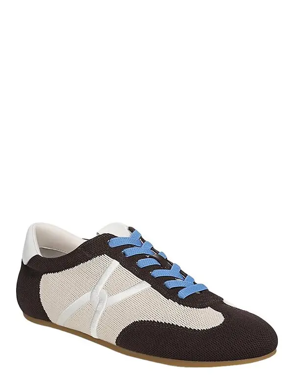 Veronica Beard Rivera Sneakers - Espresso/ecru