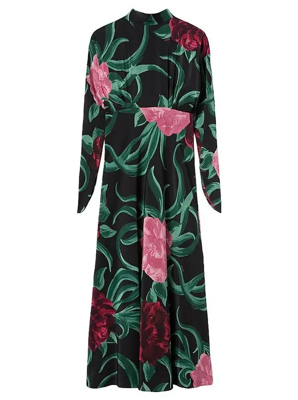 La DoubleJ Gilda Printed Dress - Peony