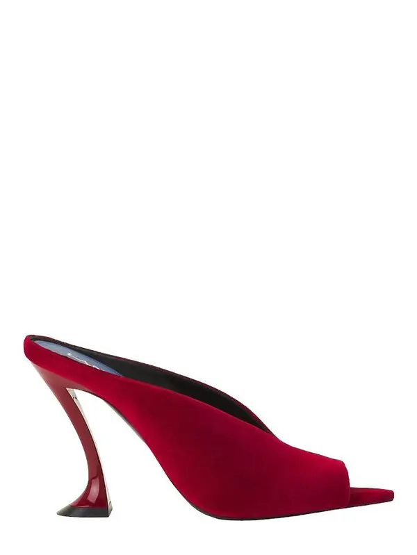 LANVIN Midnight Step Mule - Red