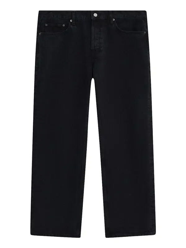FRAME Relaxed Full Length Denim Jeans - Black