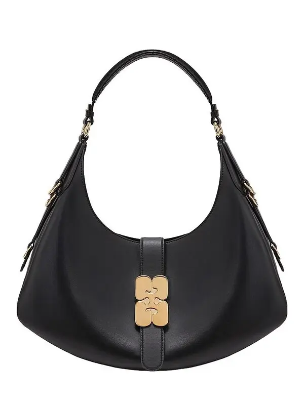 GANNI Small Kat Bag - Black