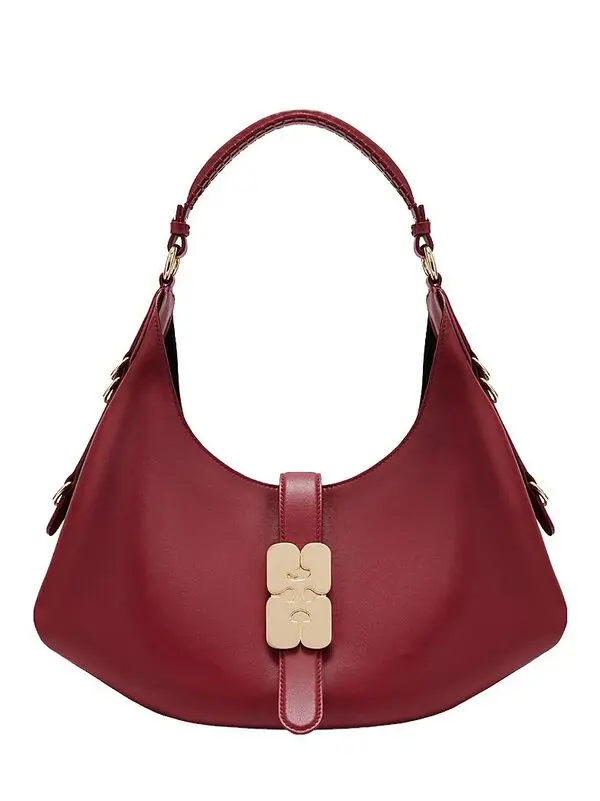 GANNI Small Kat Bag - Red Dahlia