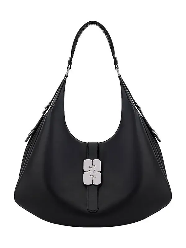 GANNI Large Kat Bag - Black