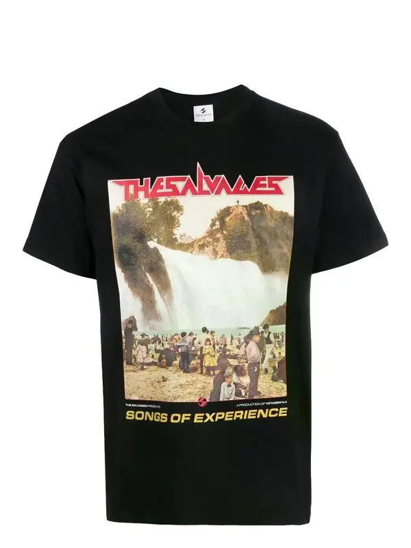 THE SALVAGES Graphic-print T-shirt - Black