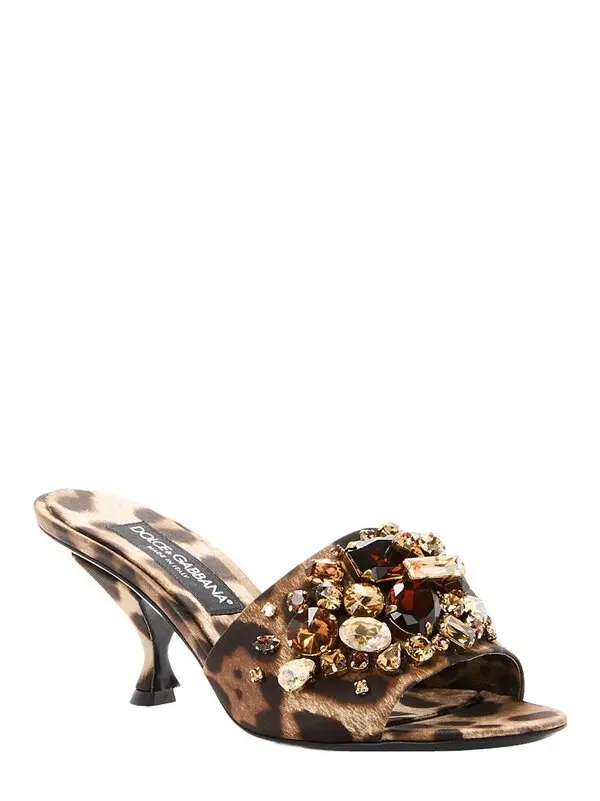 Dolce & Gabbana High Heel Slides - Leo New