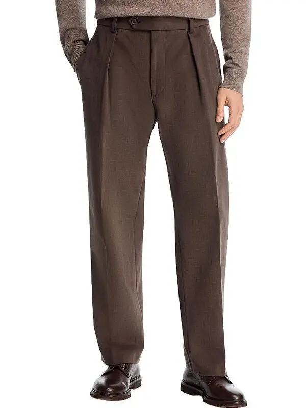 BOSS X Beckham Trousers - Open Brown