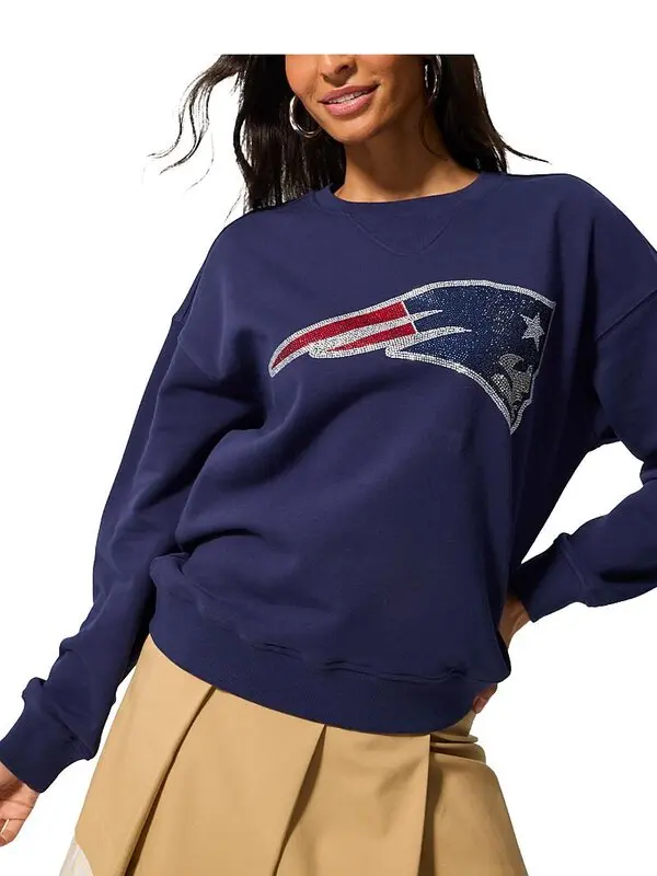 Terez Gemstone Crewneck Sweatshirt - New England Patriots