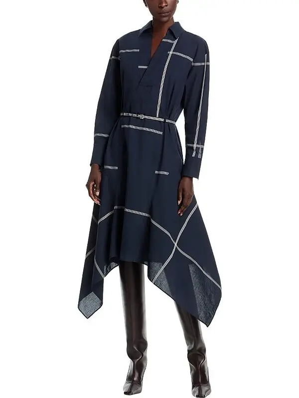 BOSS Doloh Handkerchief Hem Dress - Sky Captain