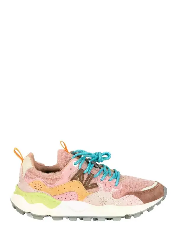 FLOWER Yamano Panelled Sneakers - Pink