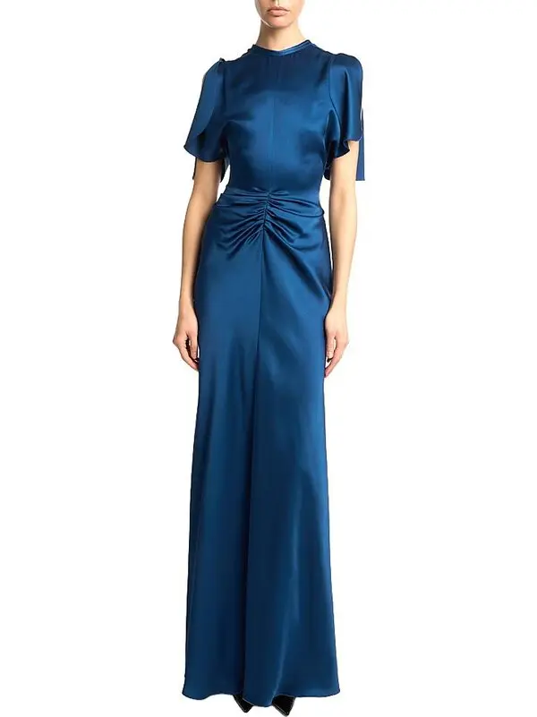 Victoria Beckham Isabella Gown - Dark Ocean
