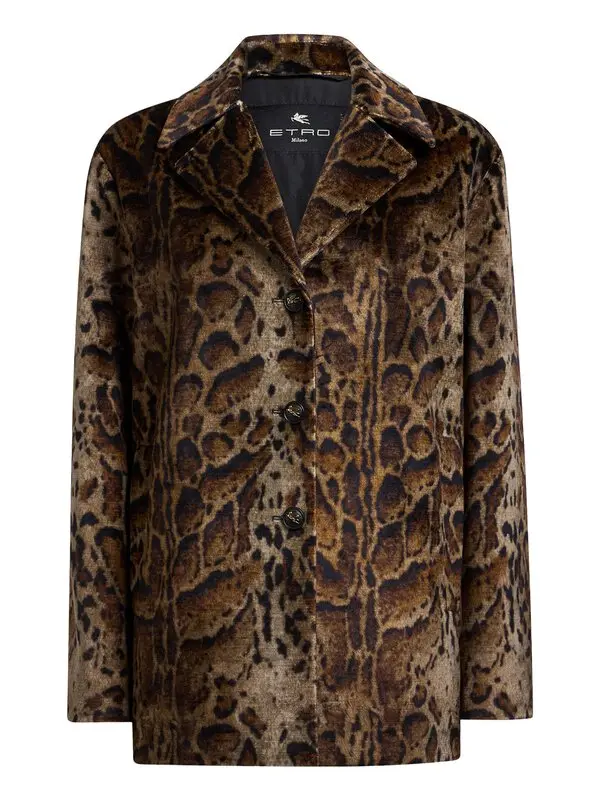 Etro Printed Jacket - Neutral