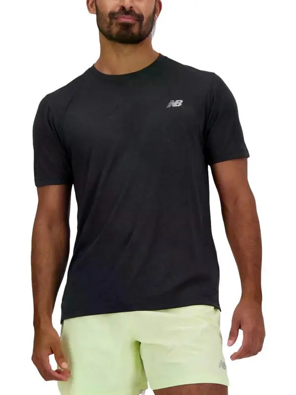 NEW BALANCE Logo-detail T-shirt - Black