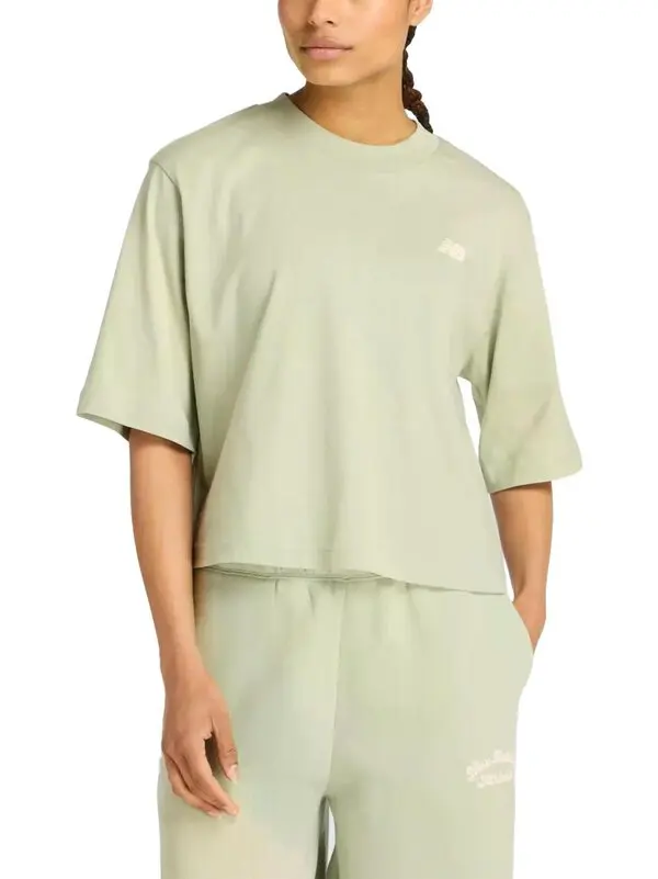 NEW BALANCE Logo-detail T-shirt - Green