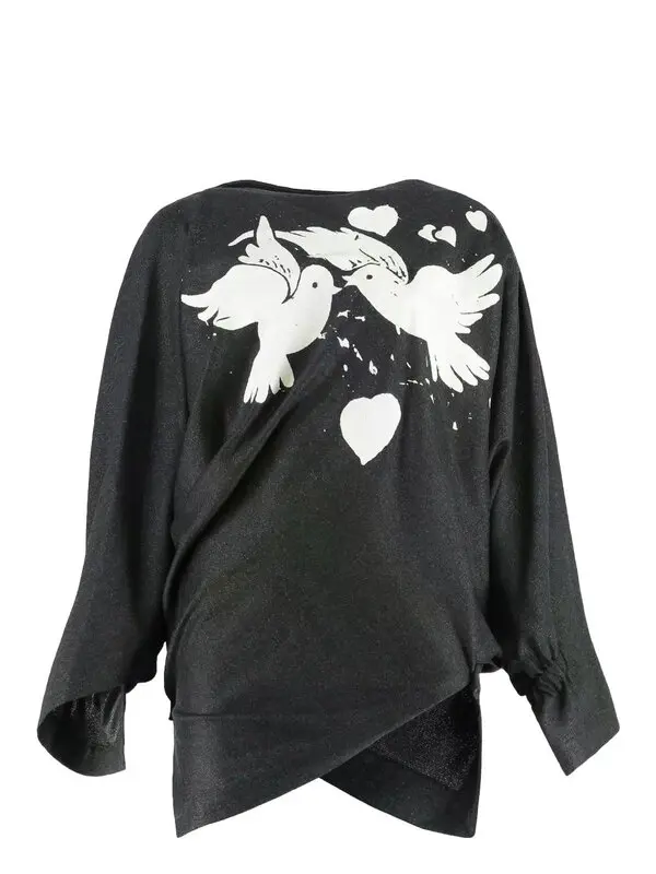VIVIENNE WESTWOOD Infinity Long-sleeve Sweater - Grey