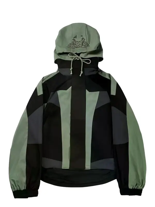 FFFPOSTALSERVICE Panelled Hooded Jacket - Black