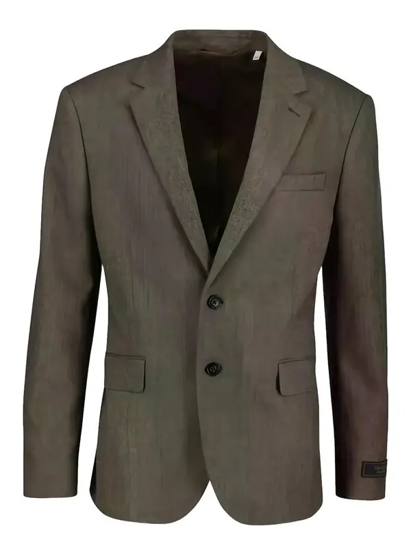 Gant Flannel Herringbone Suit - Brown