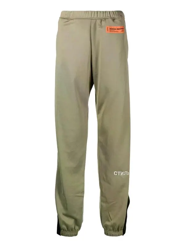 Heron Preston Logo Track Pants - Green