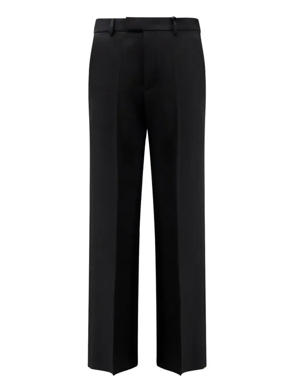 Valentino Garavani Virgin Wool Trousers - Black