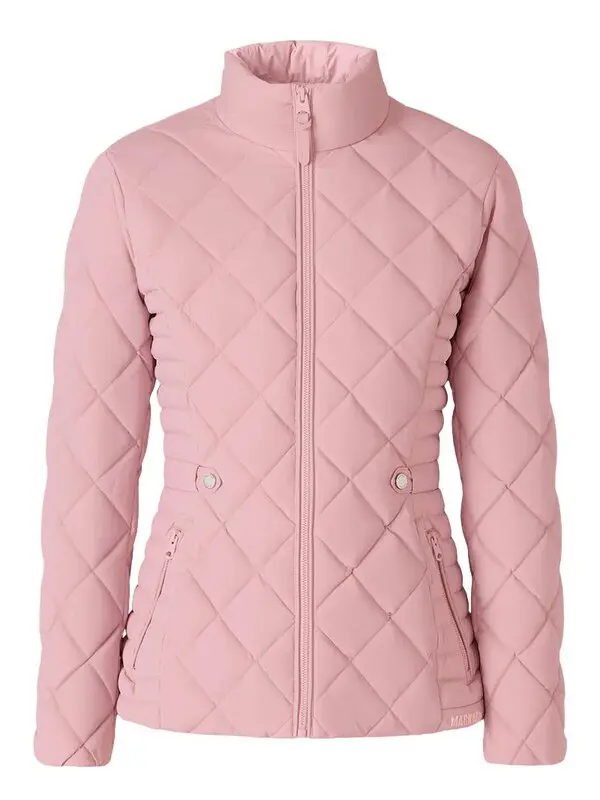 Mackage Diamond Quilted Down Jacket - Soft Pink