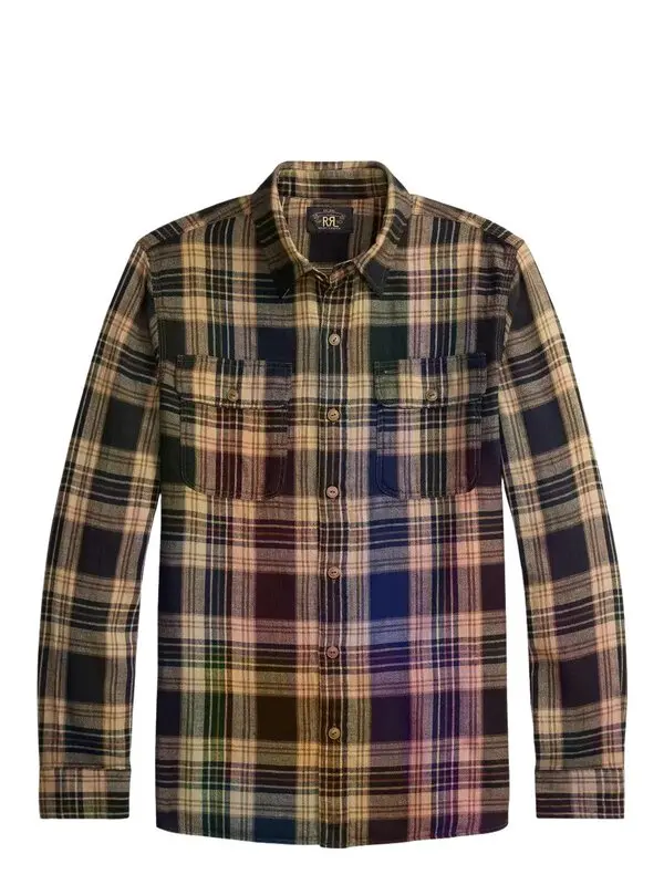 Ralph Lauren Plaid-check Shirt - Brown