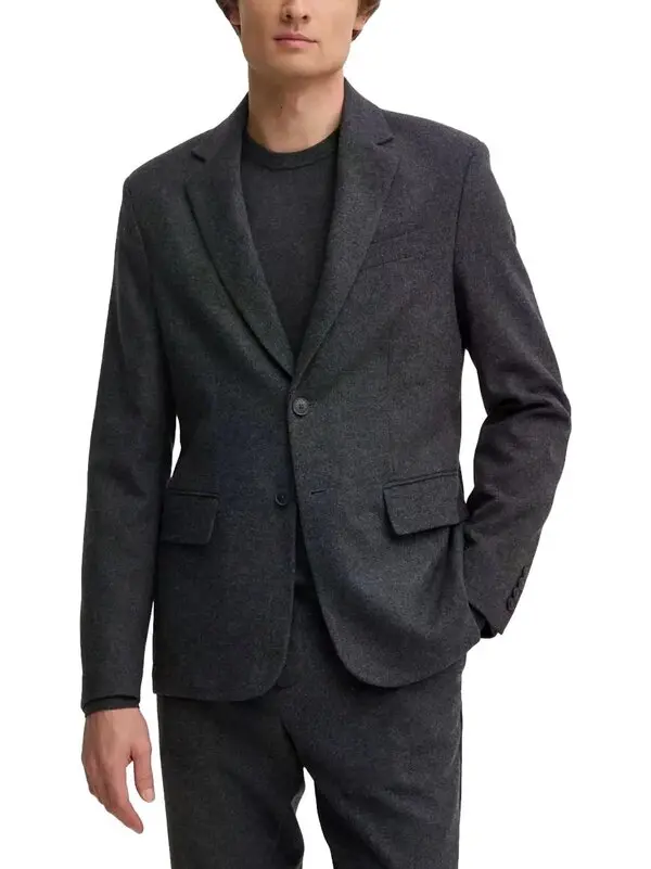 BENETTON Single Breasted Blazer - Grey