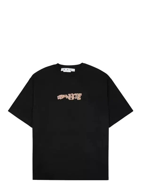Off-White Carlos Over Skate Logo T-shirt - Black