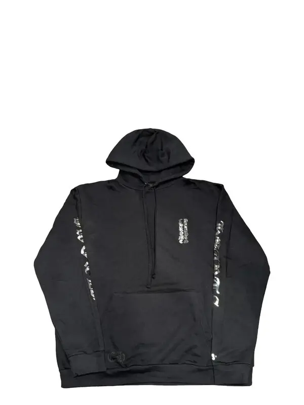 Chrome Hearts Foil-print Hoodie - Black