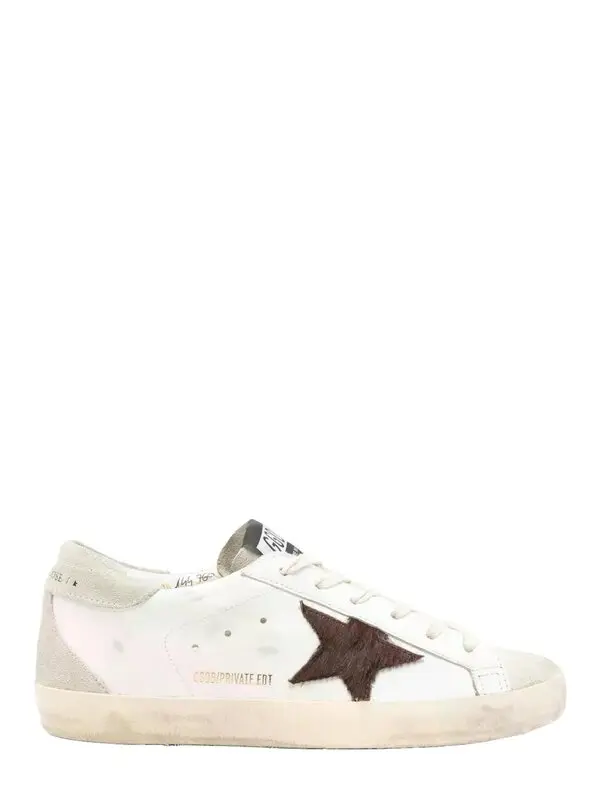 GOLDEN GOOSE Star Appliqué Sneakers - White