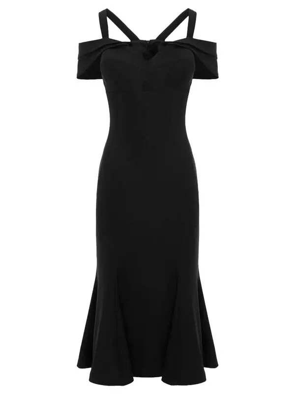 MURMUR Midi Dress - Black