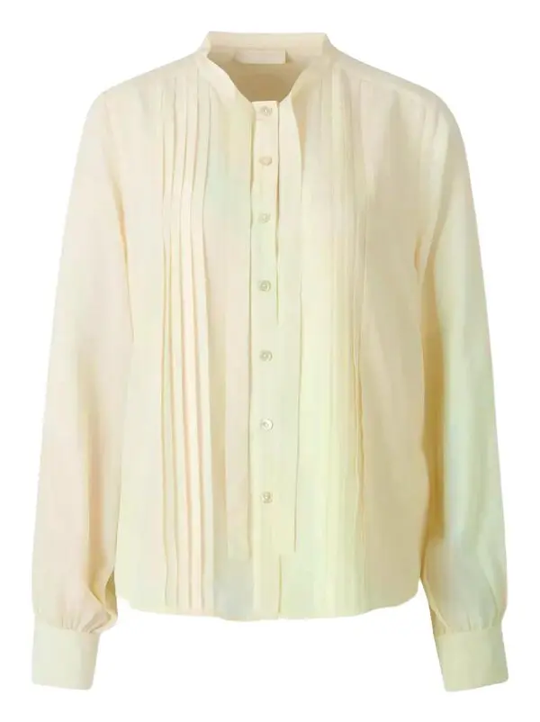 Ulla Johnson Delvine Tie-neck Shirt - Neutrals