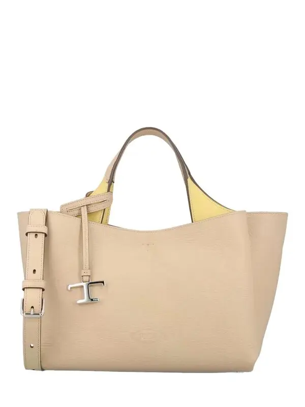 TOD'S Leather Mini Bag - Neutrals