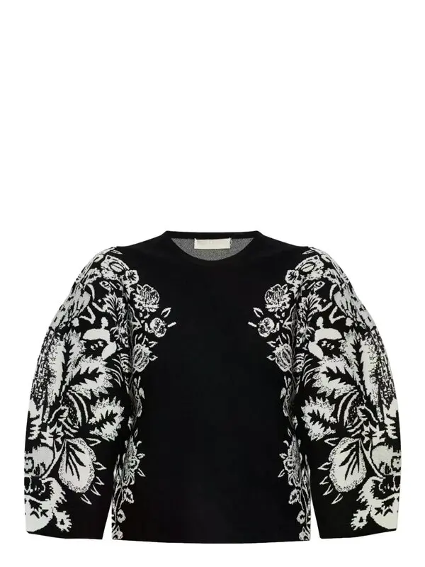 Ulla Johnson Floral-print Blouse - Black