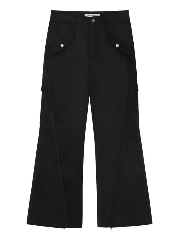 FFFPOSTALSERVICE Zip-detail Cargo Pants - Black