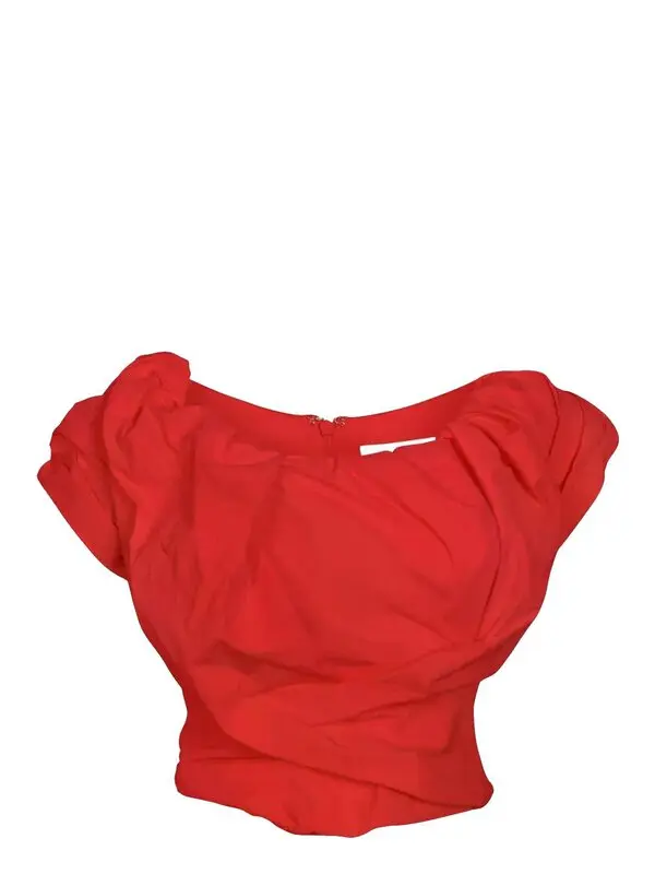 Paris Georgia Rio Ruched Top - Red