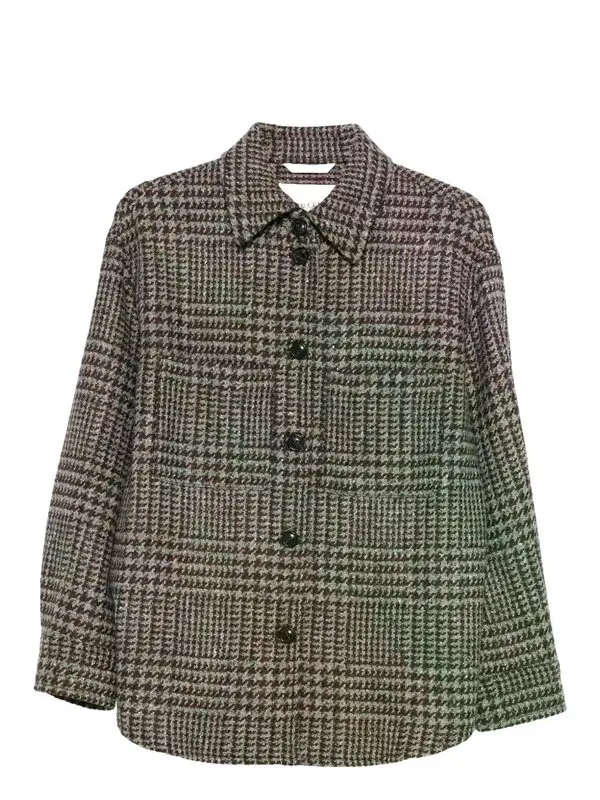 Marc O'polo Checked Overshirt - Brown