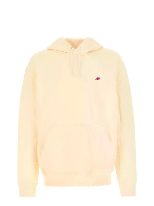 NEW BALANCE Hooded Pocket Sweatshirt - Yellow