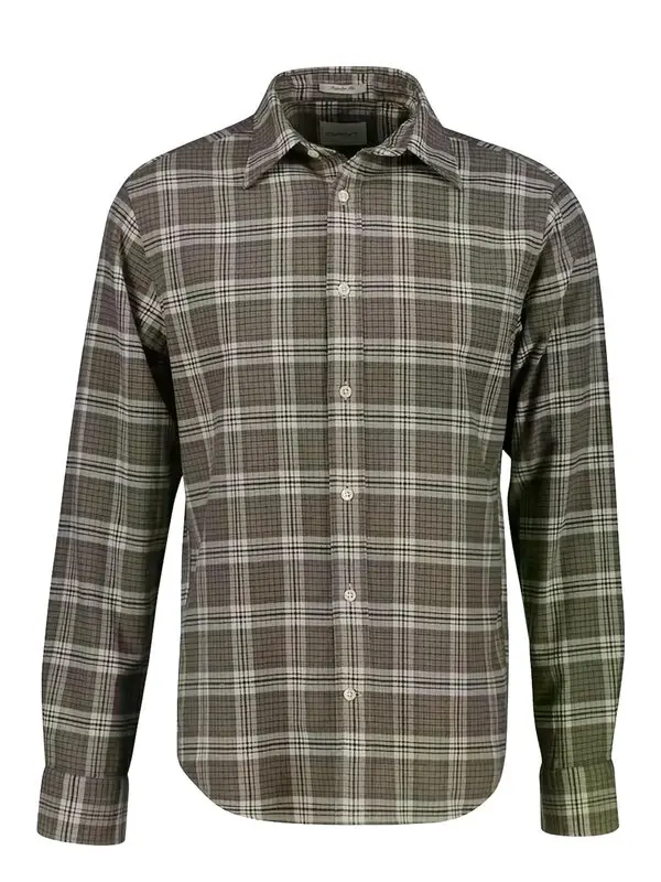 Gant Check-patterned Shirt - Brown