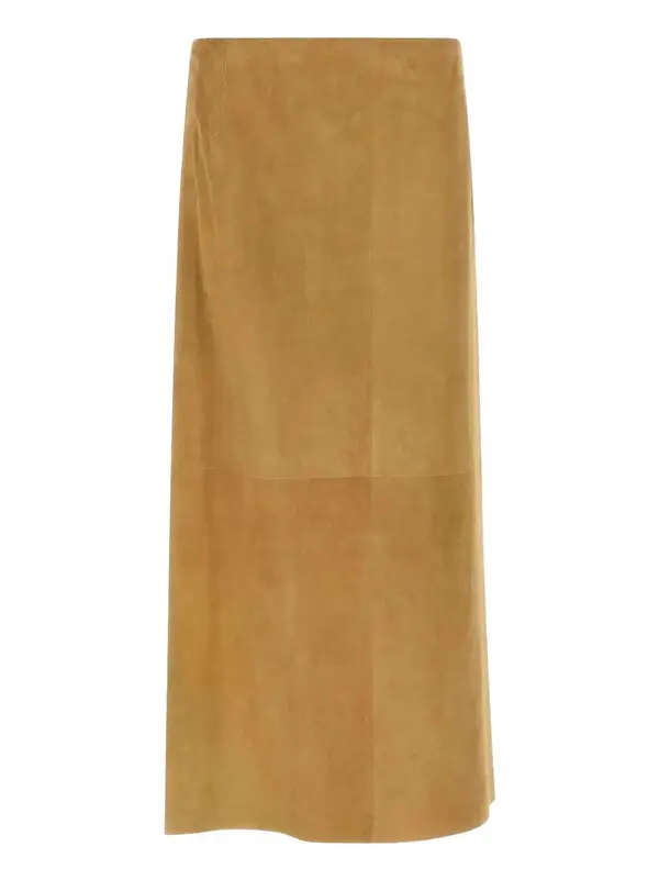 THE ROW Danas High-waist Midi Skirt - Brown