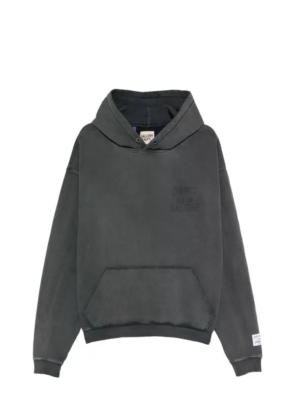 GALLERY DEPT. Logo-embossed Hoodie - Grey