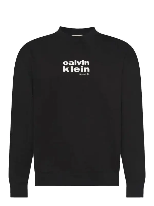 Calvin Klein Logo-print Sweater - Brown