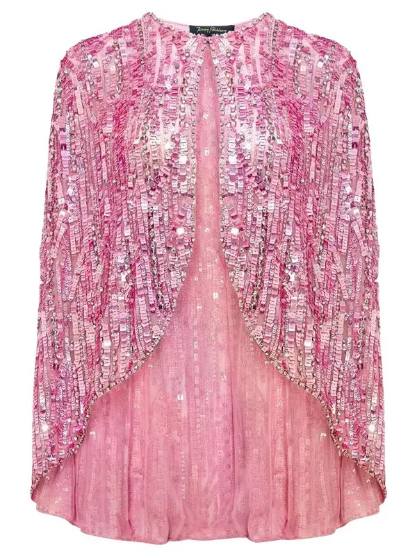 Jenny Packham Vulsa Cape - Pink