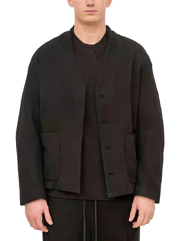 THE VIRIDI-ANNE Double-layered Jacket - Black