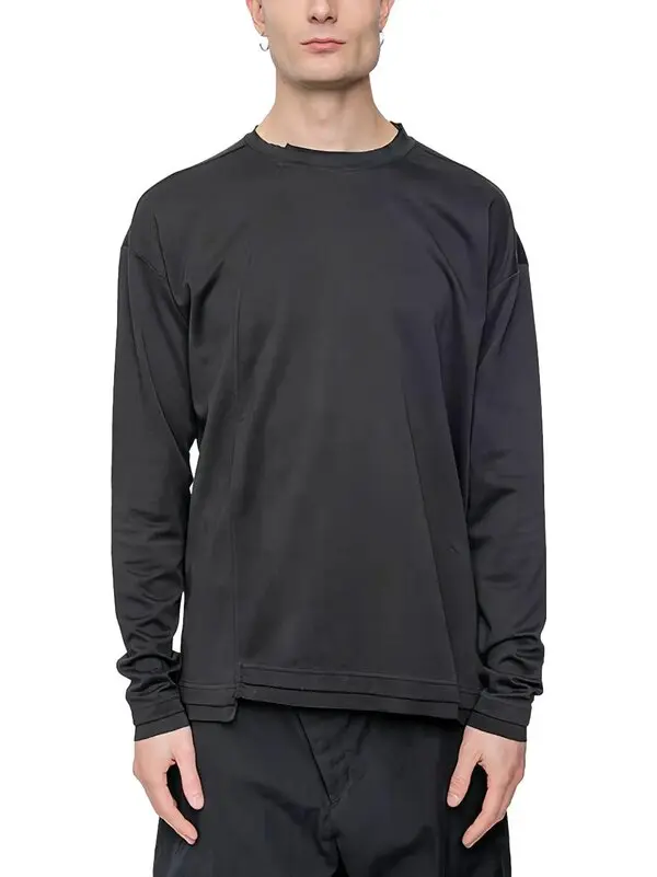THE VIRIDI-ANNE Long Sleeve T-shirt - Black