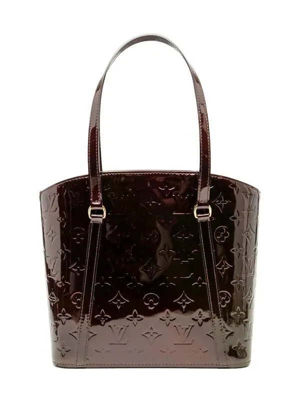 LOUIS VUITTON 2012 Monogram Vernis Avalon Mm Tote Bag - Purple