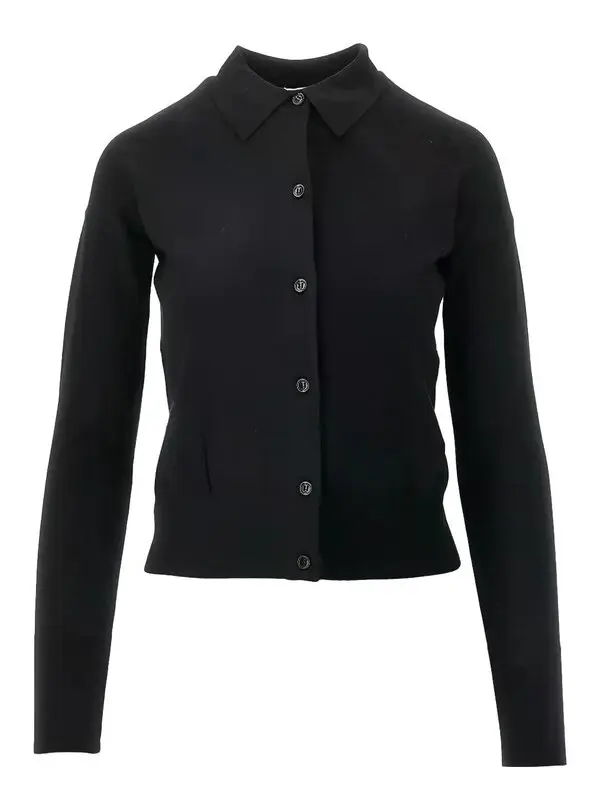 Max Mara Buttoned Cardigan - Black