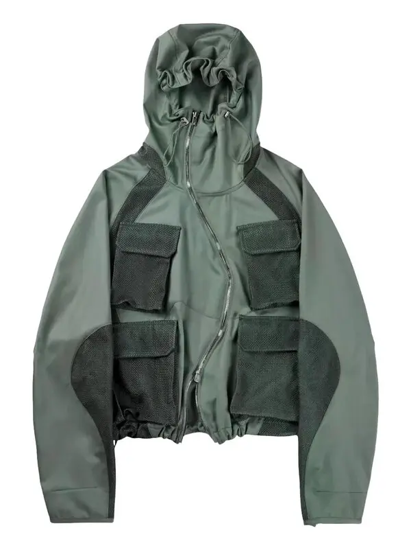 FFFPOSTALSERVICE Zip-up Hooded Jacket - Green