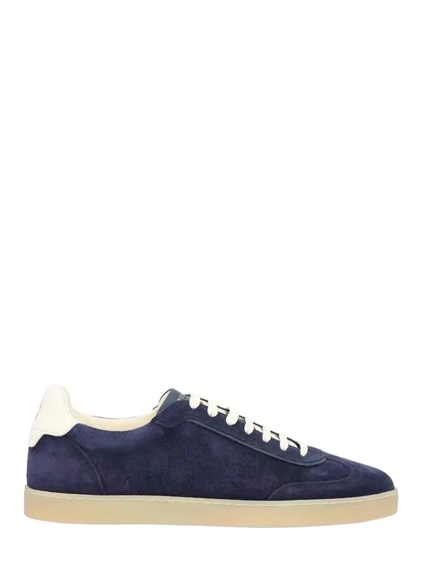 Brunello Cucinelli Suede Low-top Sneakers - Blue