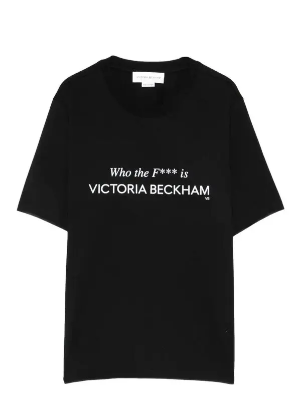 Victoria Beckham Cotton T-shirt - Black