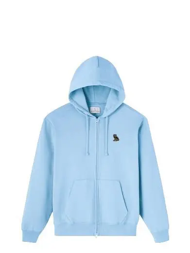 OVO Classic Full-zip Hoodie - Light Blue
